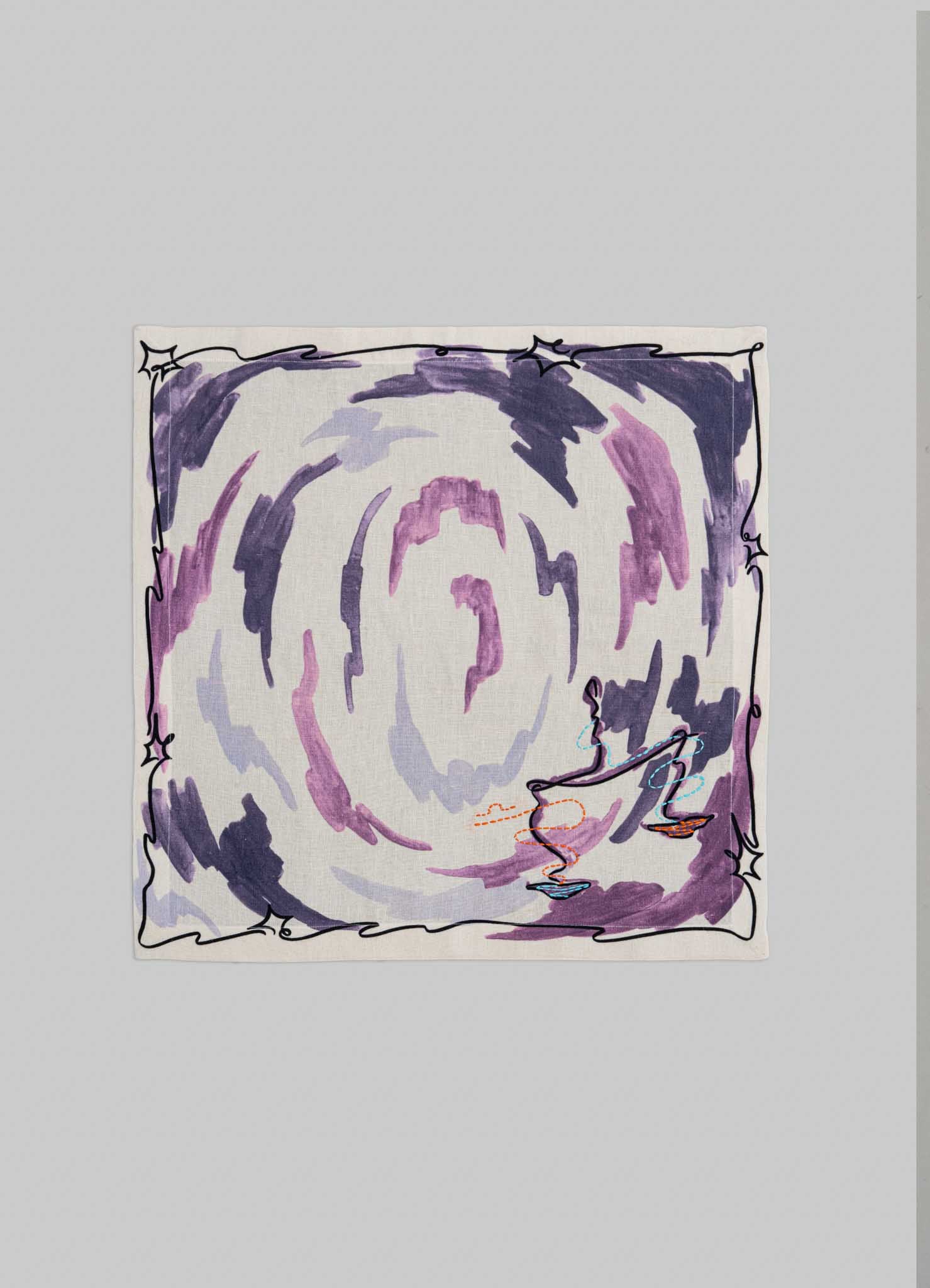 Libra Purple Napkin - Viya