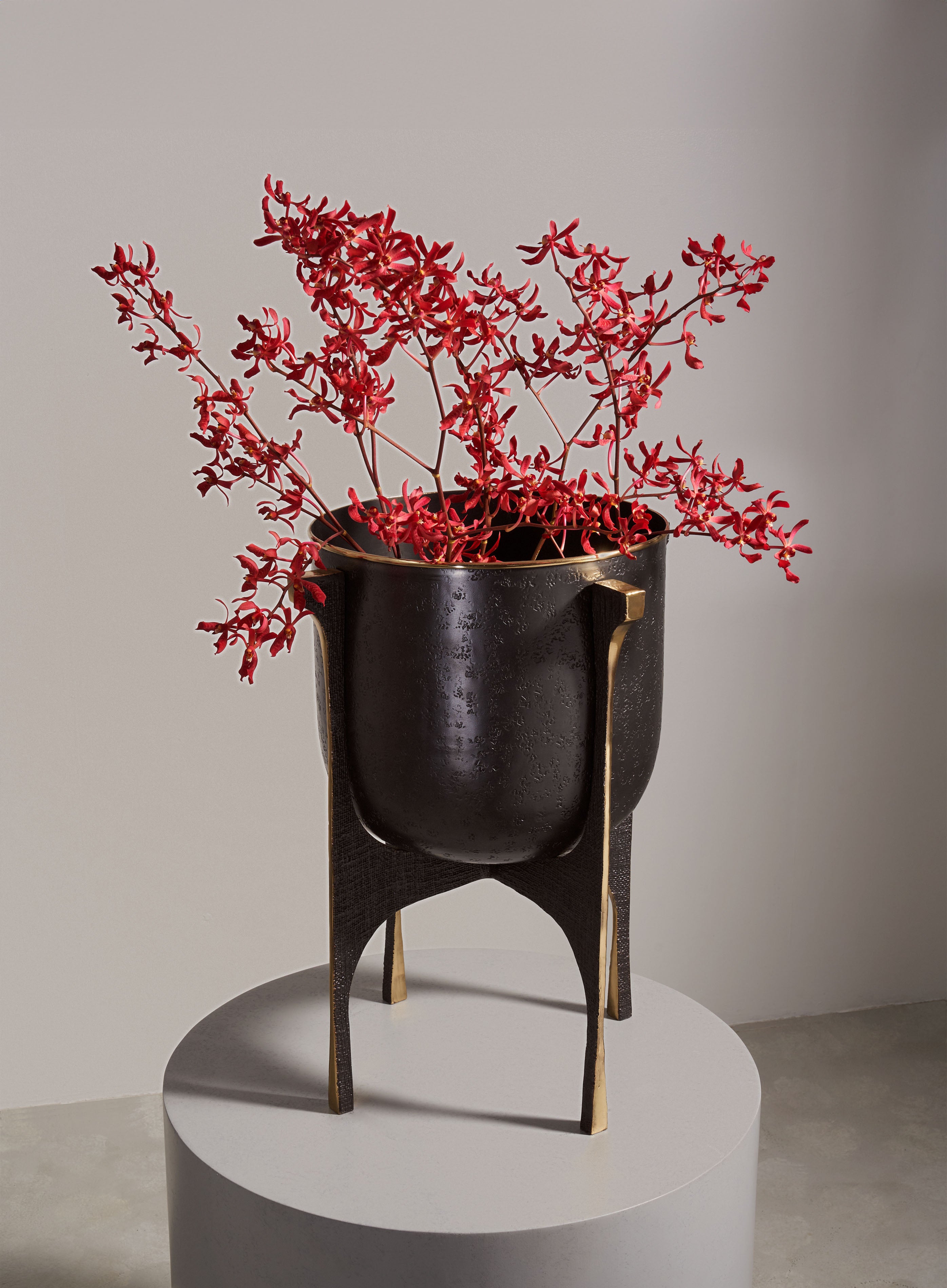 Viya Brass Planters | Handmade Luxury Design