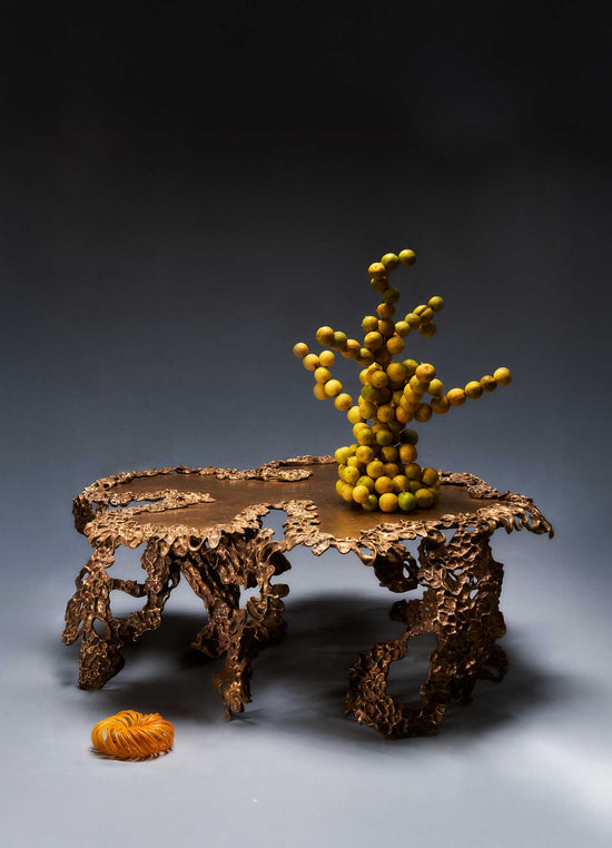 Viya Wooden Saffron Coffee Table