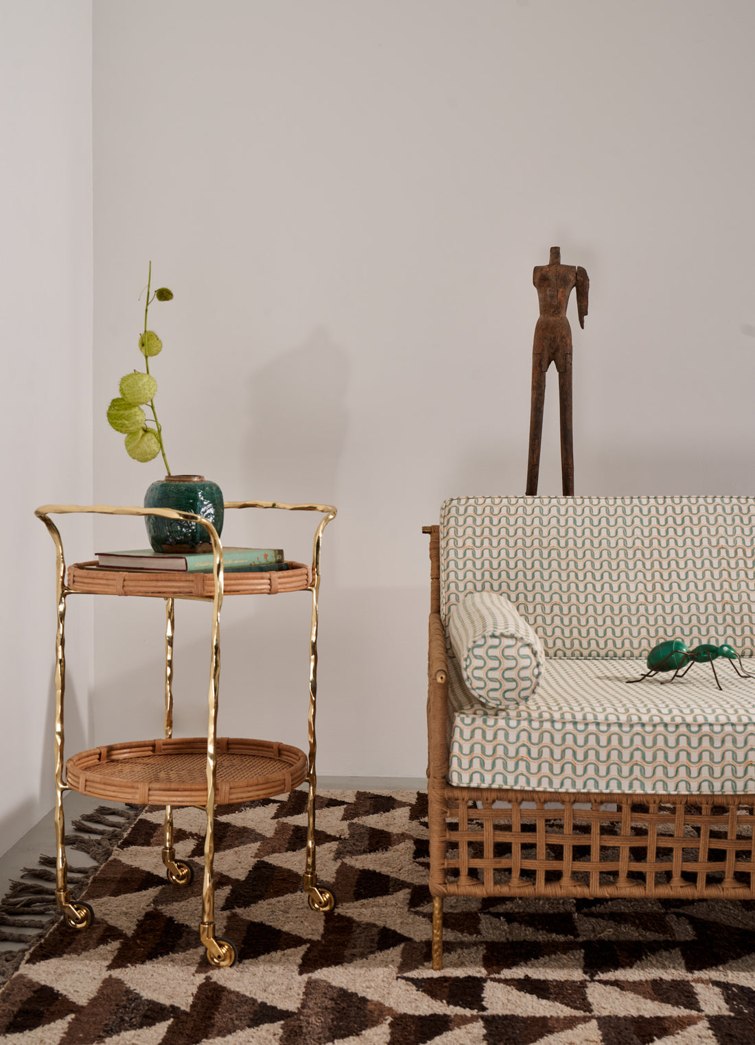 Viya - Shop Luxury Brass & Cane Furniture Online